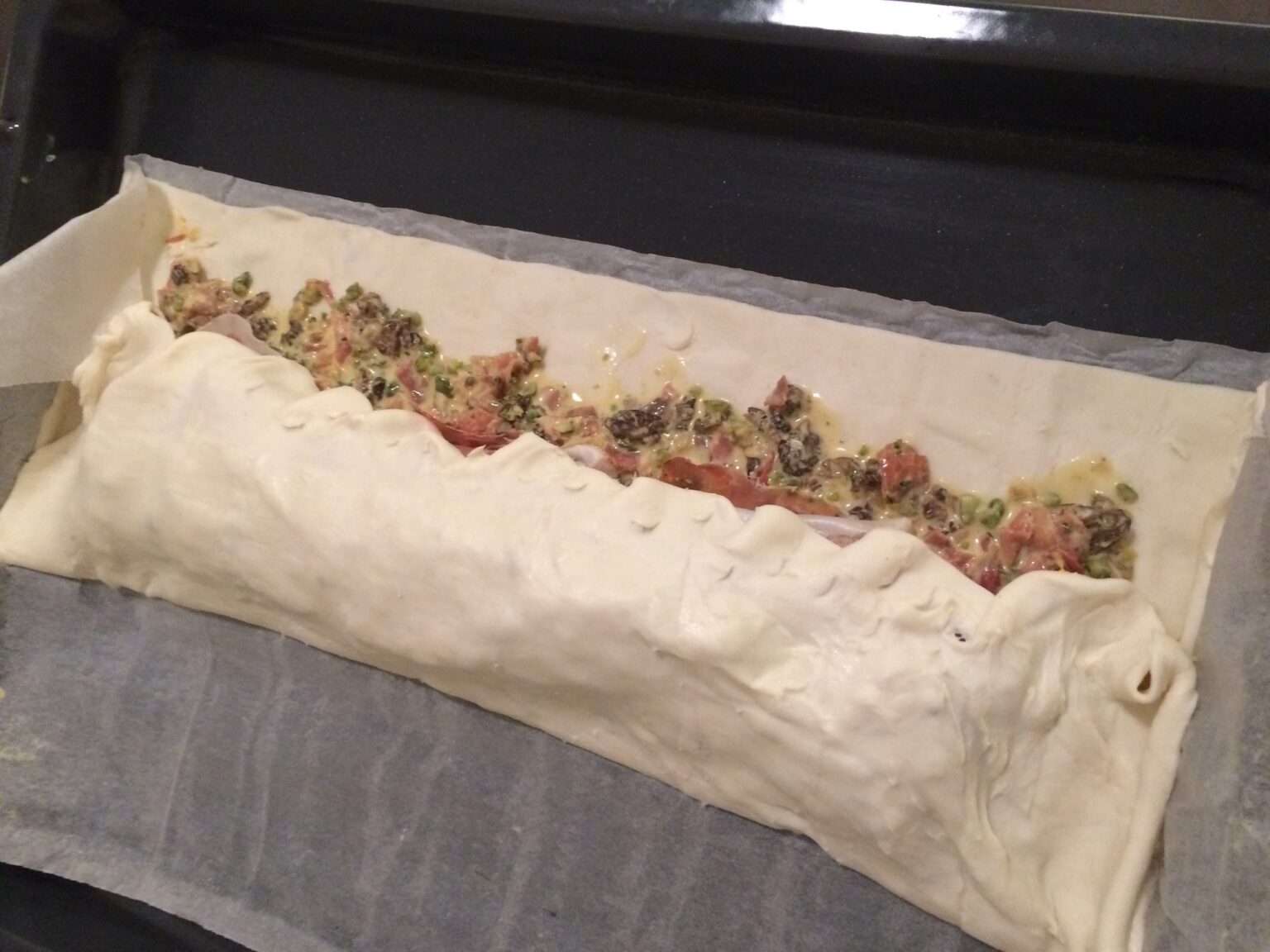 Filet im Teig mit Morcheln und Frischkäse - Cookinesi